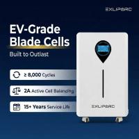 China EXLIPORC LVB16WTC 16kWh LiFePO4 Home Energy Storage System with EV Blade Cells for 8000 Cycles and WiFi APP Monitoring for sale