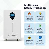 China EXLIPORC LVB16WTC 16kWh LiFePO4 Home Energy Storage System with EV Blade Cells for 8000 Cycles and WiFi APP Monitoring for sale