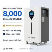 China EXLIPORC LVB16WTC 16kWh LiFePO4 Home Energy Storage System with EV Blade Cells for 8000 Cycles and WiFi APP Monitoring for sale