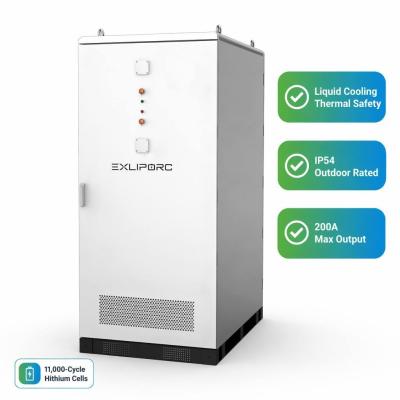 China EXLIPORC 261kWh Liquid-Cooled C&I Battery Energy Storage System with 85000+ Cycles and 50 KW To 1 MW Power Output for Thermal Control for sale