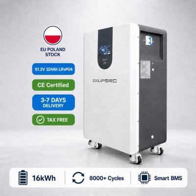 China 16.58kWh Capacity Victron-Compatible LiFePO4 Home Battery with 8000+ Cycles for Energy Storage for sale