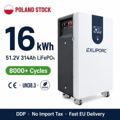 China EU-Compliant 16.58kWh LiFePO4 Home Battery with Winter-Ready Performance for Home Energy Storage for sale