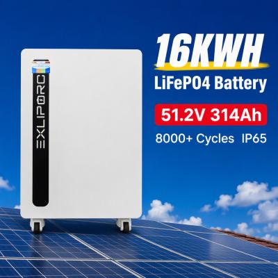 China EXLIPORC 16kWh 51.2V IP65 Battery - [Thailand Stock] PEA MEA Grid-Compliant Storage for Solar Installers for sale