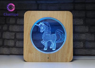 China Deco 3D LED Illusion Lamps USB Charge Remote Controller USB Cable Touch Screen for sale