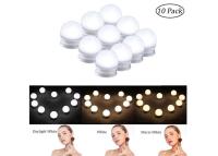 China Warm White LED Makeup Vanity Lights Kit 4 Button Dimming USB Cable Length 1.5 Meters for sale