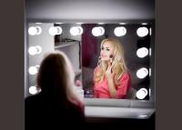 China Warm White LED Makeup Vanity Lights Kit 4 Button Dimming USB Cable Length 1.5 Meters for sale