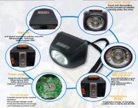China KL4.5LM LED Mining Lamp 15 Years Cordless Led Hard Hat Light 4500mAH 7000LM for sale