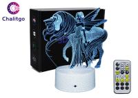 China Bedside 3D LED Illusion Lamps Decorative Xmas Birthday Gifts Acrylic Night Light for sale