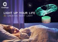 China Car 3D LED Illusion Lamps 7 Colors Boys Bedrooms 3 AA Battery With Timer for sale