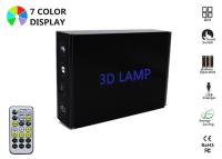 China Mermaid 3D Night Light Table Lamp , Glass Illusions Lamps For Girls Decoration for sale