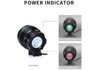 China Outdoor Flashing LED Bike Lights USB Rechargeable Super Bright Cool White for sale