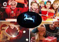 China 4.5~5V 3D LED Illusion Lamps Child Gifts Age 2 Unicorn For Christmas New Year for sale