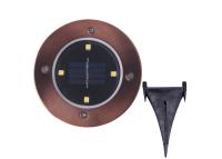 China 1.2 V Solar Powered Yard Lights Silver Brown Stainless Steel Easy Installation for sale