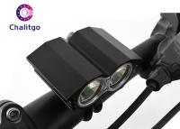 China 4 Modes LED Headlight For Bike , T6 LED 2000LM X2 M2 Rechargeable MTB Lights for sale