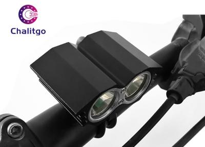 China 4 Modes LED Headlight For Bike , T6 LED 2000LM X2 M2 Rechargeable MTB Lights for sale