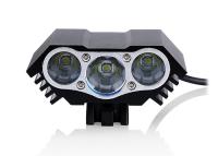 China Aluminum Mountain Bike Front Light 2200 Lumens Weight 130g Acrylic Optical Len for sale