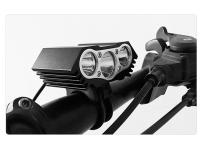 China Aluminum Mountain Bike Front Light 2200 Lumens Weight 130g Acrylic Optical Len for sale