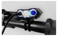 China Waterproof Flashing LED Bike Lights X3 USB Charging Off - Road Bicycle Front for sale