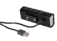 China USB Charging Mountain Bike Flashlight , 2T6 18650 Rechargeable Front Bike Light for sale