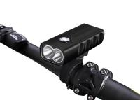 China USB Charging Mountain Bike Flashlight , 2T6 18650 Rechargeable Front Bike Light for sale
