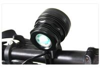 China Black Red Flashing LED Bike Lights 11 Gree LEDs T6 6600 MAh AC 100~240V for sale
