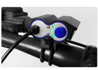 China Front T6 Flashing LED Bike Lights 1800 Lumen With 4 Mode Switch Waterproof for sale