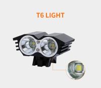 China Front T6 Flashing LED Bike Lights 1800 Lumen With 4 Mode Switch Waterproof for sale