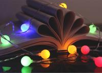 China Waterproof Ball Decorative Indoor String Lights Pure Copper 0.7 Inch Multi Color for sale