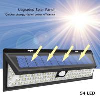 China 54 LED Lights Waterproof Solar Lights , 120 Degree Wide Angle Solar Powered Garden Lights for sale