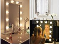 China Hollywood Style LED Makeup Vanity Lights Wall Mounted Bathroom Mirror Front Lamp IP43 for sale