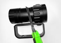 China Waterproof High Brightness LED Flashlight 300W Max 18000LM White Four 18650 Battery for sale