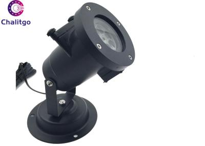China IP44 Decorative Projector Lights Snowflake For Christmas Wedding ABS White for sale