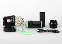 China Rechargeable Ultra Bright LED Flashlight 3800LM Abrasion Resistant Anodizing Surface for sale