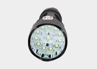 China Rechargeable Ultra Bright LED Flashlight 3800LM Abrasion Resistant Anodizing Surface for sale