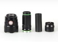 China Black T6 Ultra Bright LED Flashlight Electric Torch Aluminium Alloy 6 Switch Mode for sale
