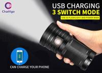 China IPX5 Ultra Bright LED Flashlight Handheld Worklight 300m-500m Distance 3.7V for sale