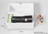 China IPX5 Ultra Bright LED Flashlight Handheld Worklight 300m-500m Distance 3.7V for sale