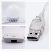 China Hidden Wiring LED Makeup Vanity Lights With Dimmer Waterproof Adhensive Sticker for sale