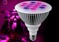 China 12 Watt Greenhouse LED Grow Lights Aluminum 1000LM 90V-265V E27 High Efficiency for sale