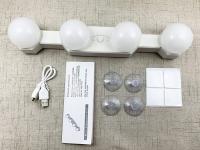 China 120 LM LED Vanity Light Bulbs , 4 Watt Makeup Light Bulbs With Suction Cup for sale
