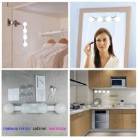China Simple LED Makeup Vanity Lights 4W 120LM Flash Closet Dressing Room Home for sale