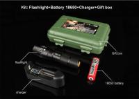 China XM-L2 1000LM High Lumens Brightest Led Flashlight With Belt 6000K CCT for sale