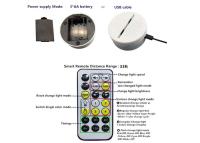 China Butterfly Lamps for Girls Bedroom Baby Night Light Butterfly 7 Colors Change with Remote for sale