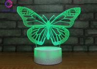 China Battery Operated Bedroom Desk Lamp Butterfly Lights For Sleeping for sale