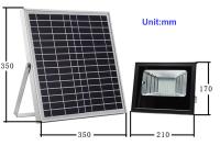 China 100W High Light Samsung 36 LED  Solar Powered Montion Sensor Garden Lights for sale