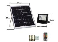 China 1100LM 90LED 50W Solar LED Remote Control Lighting All In One Solar Led Street Light for sale