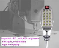 China 1.1W Sewing Machine Portable Work Light 110-265V 18 LED Bulbs for Clothing Factory for sale