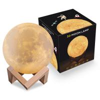 China 3D Printing Moon Globe Light 5.9 Inch Glowing Moon Lamp Tap Change 3 Colors for sale