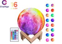 China 16 Colors 3D Print Star Moon Lamp Light Colorful Change Touch Home Decor for sale