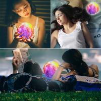 China 16 Colors 3D Print Star Moon Lamp Light Colorful Change Touch Home Decor for sale